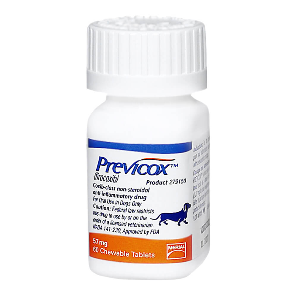 Rx Previcox for Dogs, 57 mg x 60 ct - Pet Supplies 4 Less