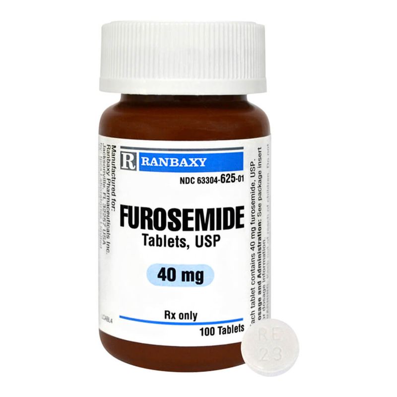 Furosemide 40 mg x 100 tablets - Cat & Dog Diuretic - Lambert Vet ...