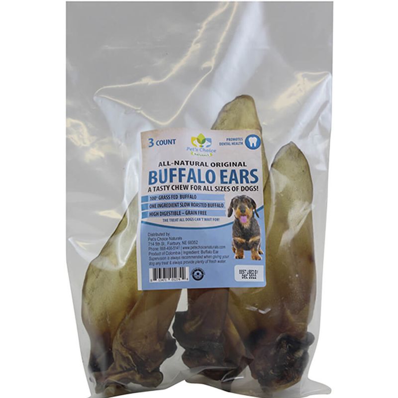 Natural Buffalo Ears, Buffalo Ear Dog Chew | Lambert Vet Supply ...