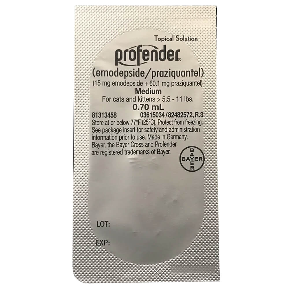 Profender Rx, .70 ml, 5.5-11 lbs - Pet Supplies 4 Less