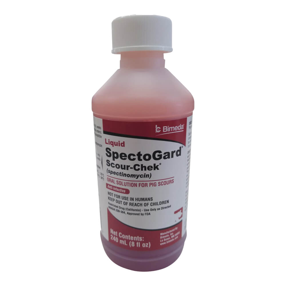 Rx Liquid SpectoGard Scour-Chek (Spectinomycin) for Pigs - Lambert Vet ...