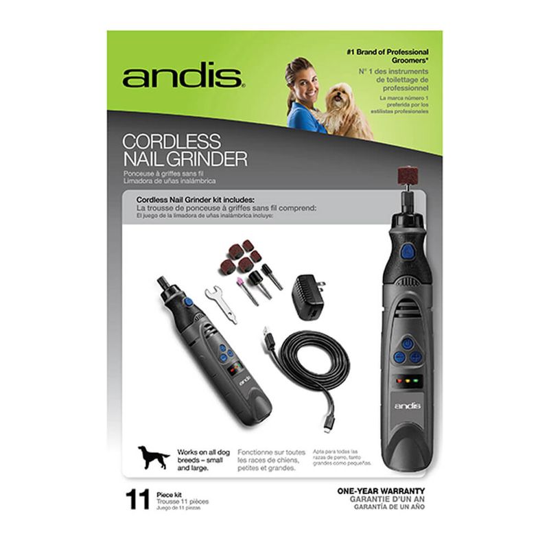 Andis Cordless Nail Grinder - Lambert Vet Supply | Dog, Cat, Horse ...