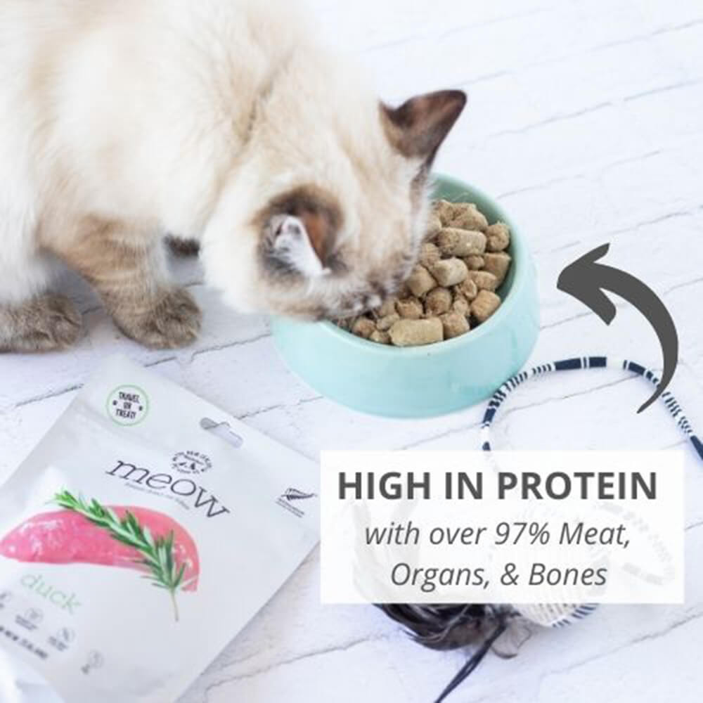 Meow Duck Freeze Dried Treat for Cats, 1.76oz - Pet Supplies 4 Less