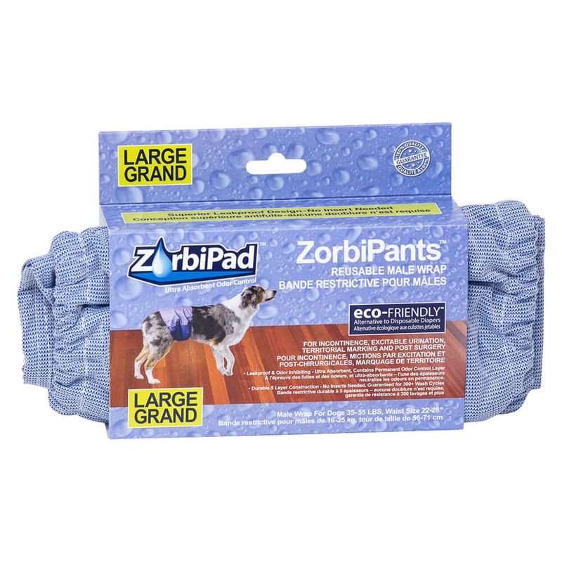 ZorbiPants Male Wrap Large 20" to 28" - Lambert Vet Supply | Dog, Cat ...