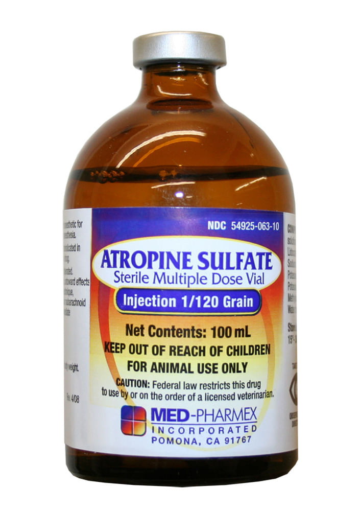 Atropine Sulfate Injectable Solution Rx - Lambert Vet Supply | Dog, Cat ...