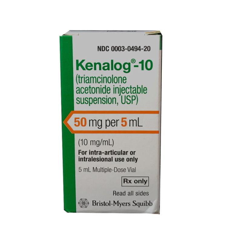 Rx Kenalog Inj 10mg/ml 5ml (Triamcinolone) - Lambert Vet Supply | Dog ...