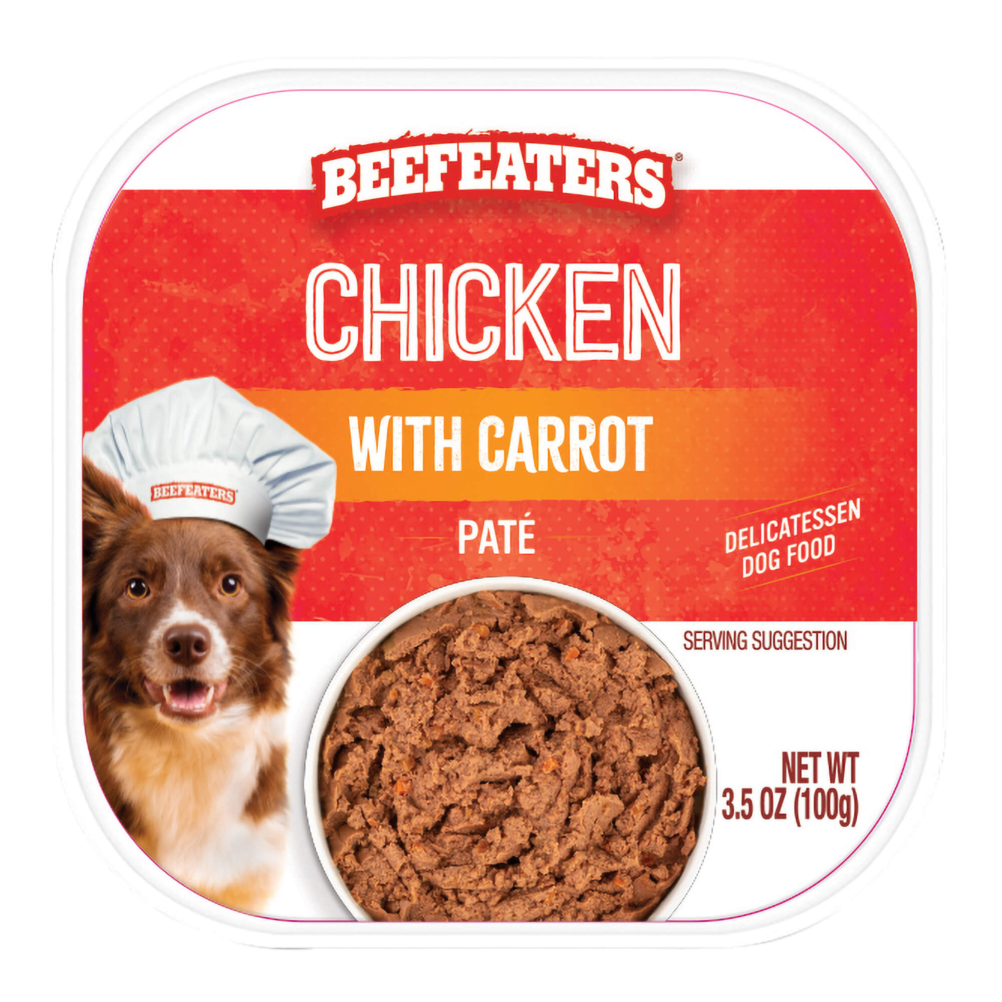 Beefeaters Chicken with Carrot Pate Dog Food, 3.5oz, Case of 96 - Pet ...