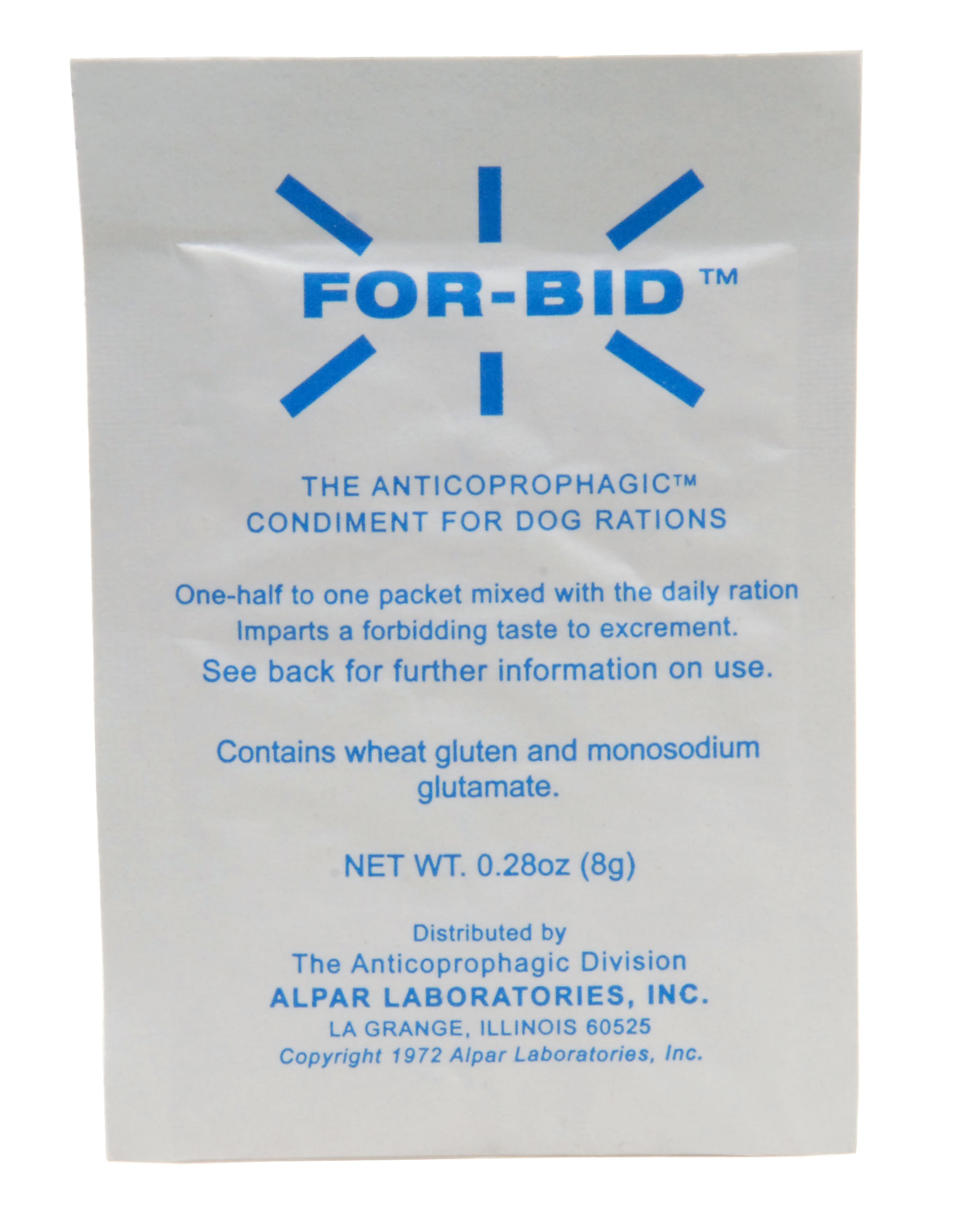 For-bid Anticoprophagic, 8 g - Pet Supplies 4 Less