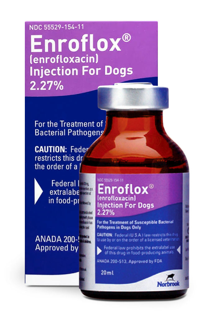 Enroflox Injection for Dogs 2.27%, 20 ml | Pet Pharmacy - Pet Supplies ...