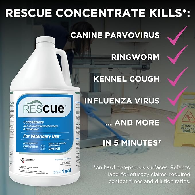 Rescue Concentrate Disinfectant for Vet Use, Gallon - Pet Supplies 4 Less