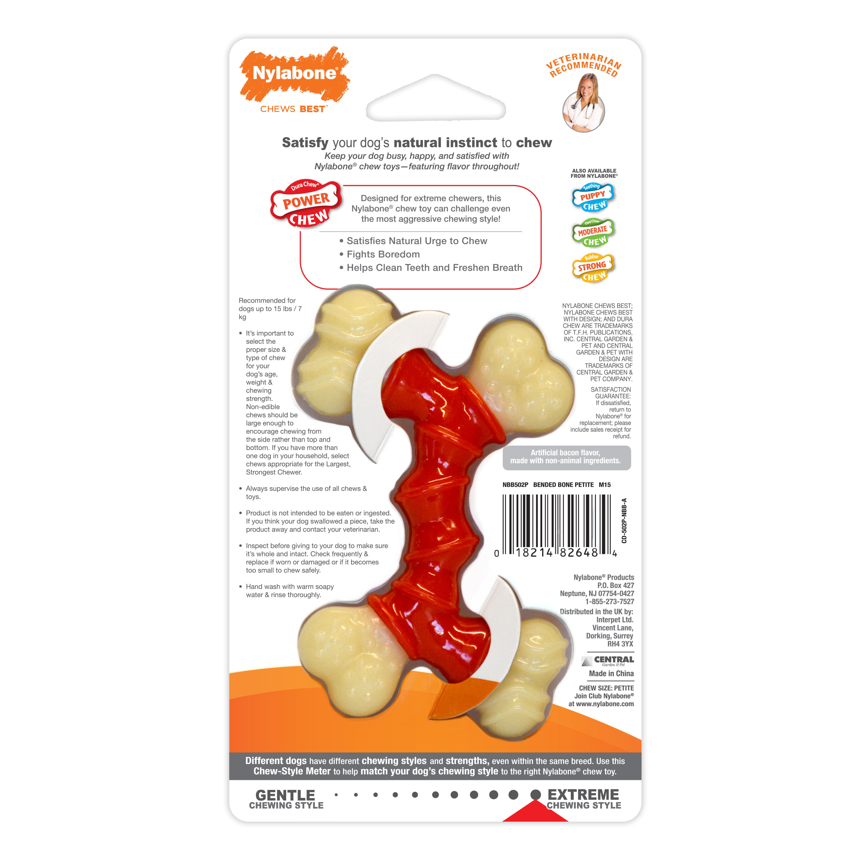 Nylabone Dura Chew Double Bone Dog Toy - Lambert Vet Supply | Dog, Cat ...