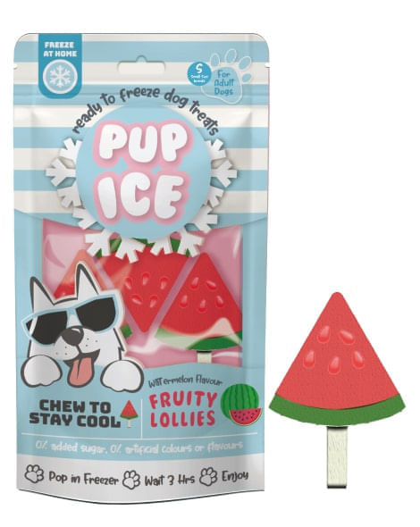 Pup Ice Fruity Lollies Frozen Dog Treats, 3pk - Pet Supplies 4 Less