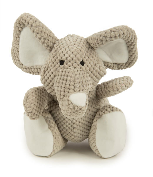 Gray Elephant Dog Toy with Squeaker, Large - Lambert Vet Supply | Dog ...