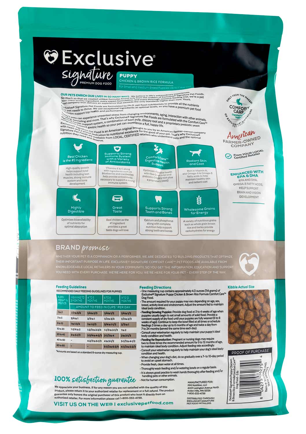 Purina Exclusive Signature Puppy Food Chicken/Brown Rice - Lambert Vet ...