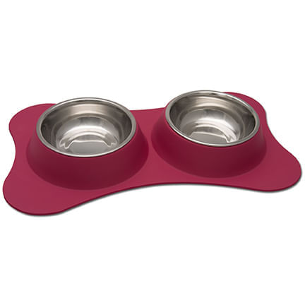 Loving Pets Bone Shaped Flex Dog Diner - Pet Supplies 4 Less