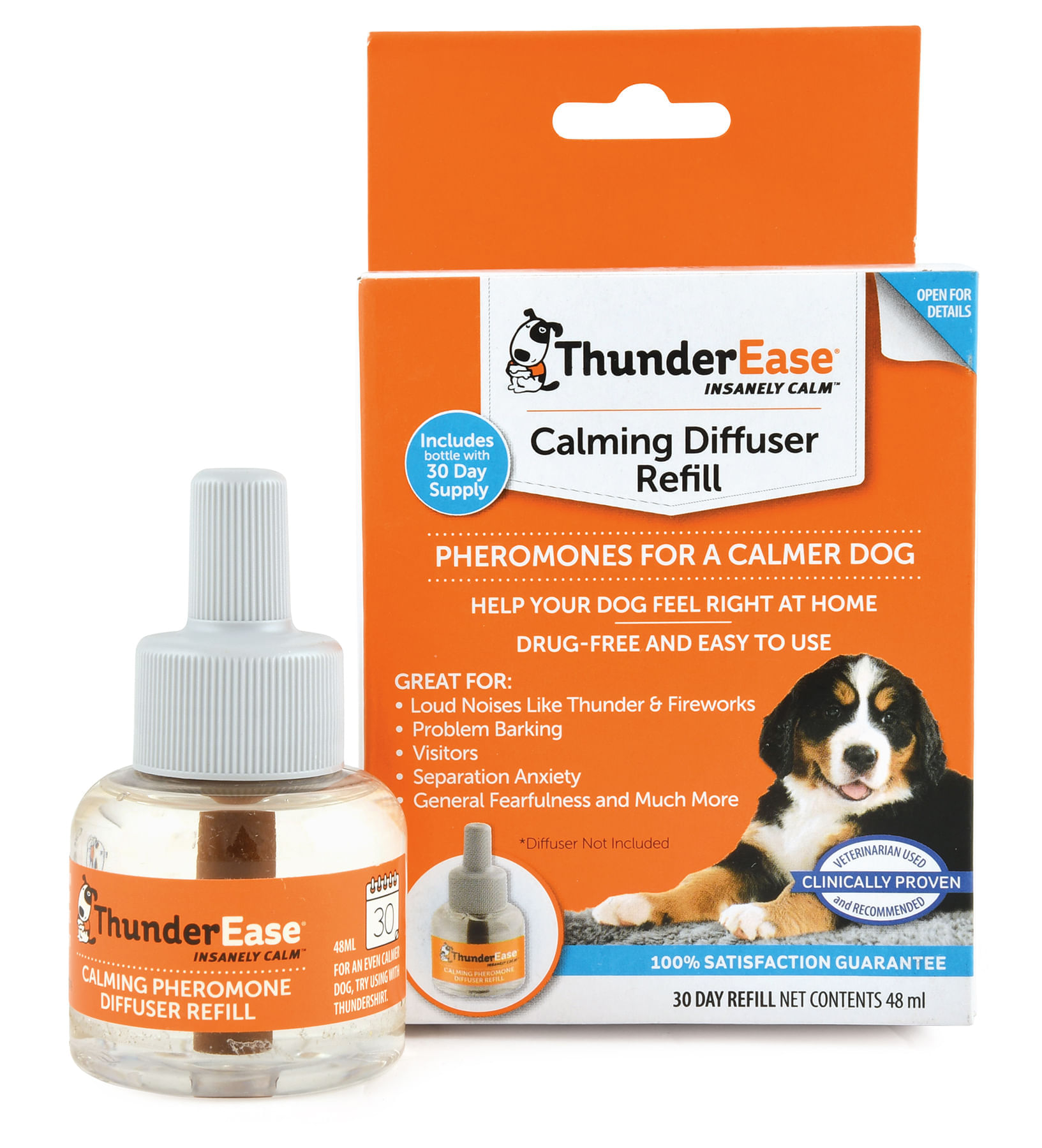 ThunderEase Dog Calming Pheromone Diffuser Refill - Lambert Vet Supply ...