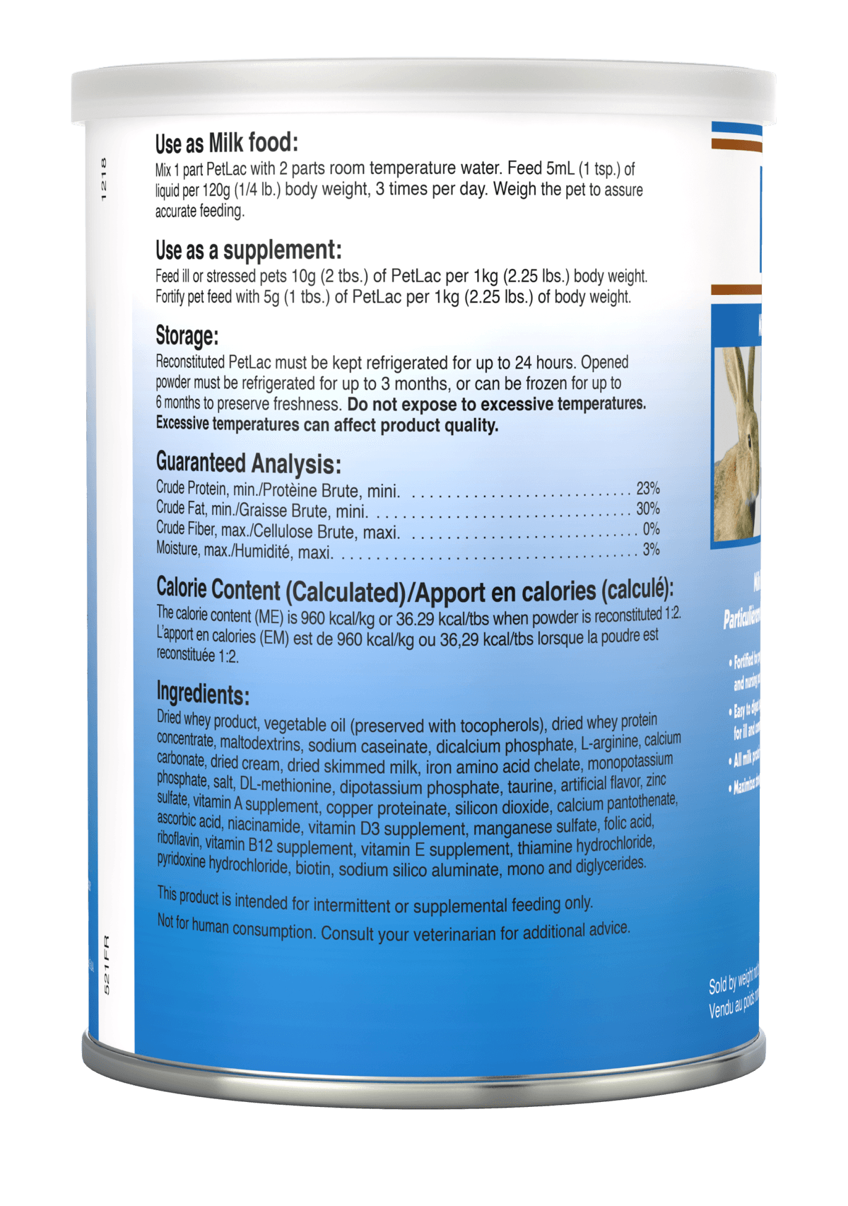 PetLac Pet Milk Replacer Powder 300g - Pet Supplies 4 Less