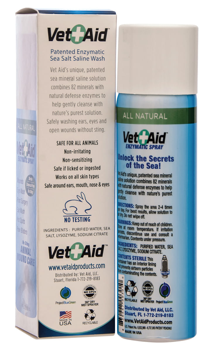 Vet Aid Sea Salt Wound Spray 4oz - Lambert Vet Supply | Dog, Cat, Horse ...