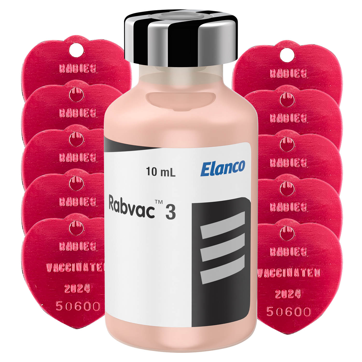 Elanco RabVac 3 Rabies Vaccine Kit with Tags - Pet Supplies 4 Less